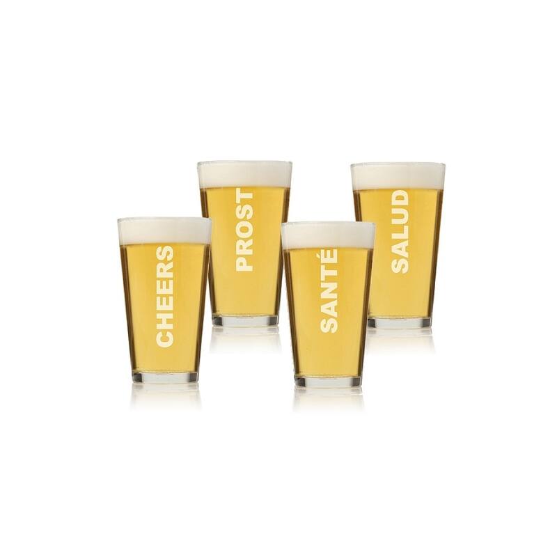 Cheers Pint Glass (Set of 4) - Overstock - 17030508
