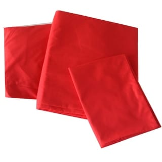 Solid Red Sheet Set Size - Twin - Bed Bath & Beyond - 17031758