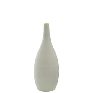 UTC40414 Ceramic Round SM Vase Coated Finish Gray - Bed Bath & Beyond ...
