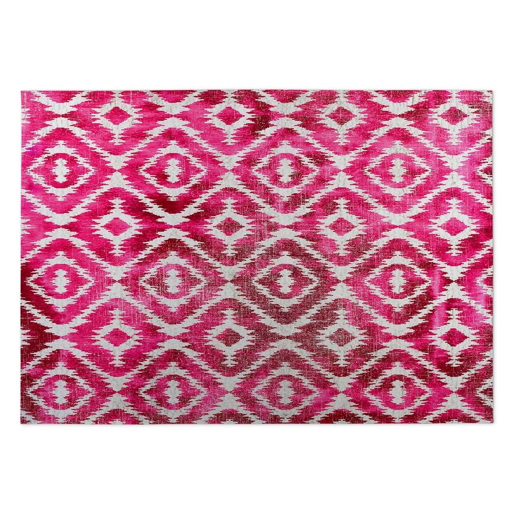 Kavka Designs Pink Omari Pink Indoor/Outdoor Floor Mat (8' X 10') - 8 ...