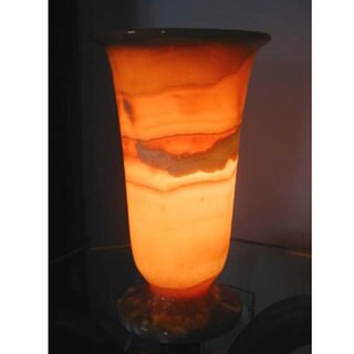 Handcrafted Alabaster Lotus Lamp (Egypt) - Bed Bath & Beyond - 1705769
