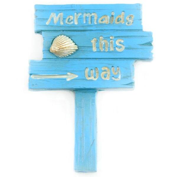 Fairy Garden Mermaids This Way Sign - Bed Bath & Beyond - 17078497