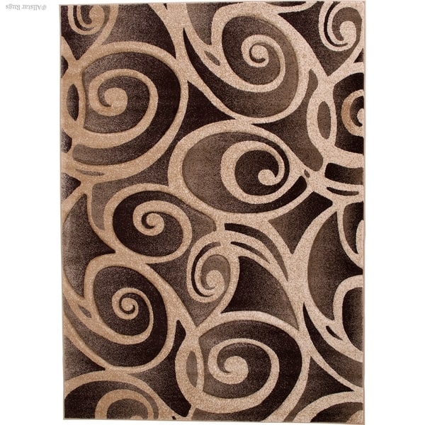 Allstar Woven Modern Evolution Swirl Design Rug - On Sale - Bed Bath ...