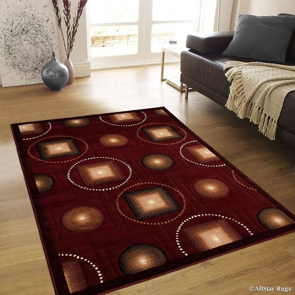 Allstar Modern and Chic Shape Design Rug - Overstock - 17083733