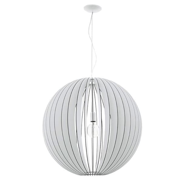 Eglo Cossano Pendant with White Shade - Bed Bath & Beyond - 17156723