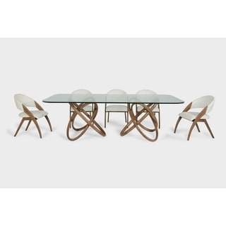 Tremont Crisscross Base 9-Piece Dining Set - Bed Bath & Beyond - 17179058