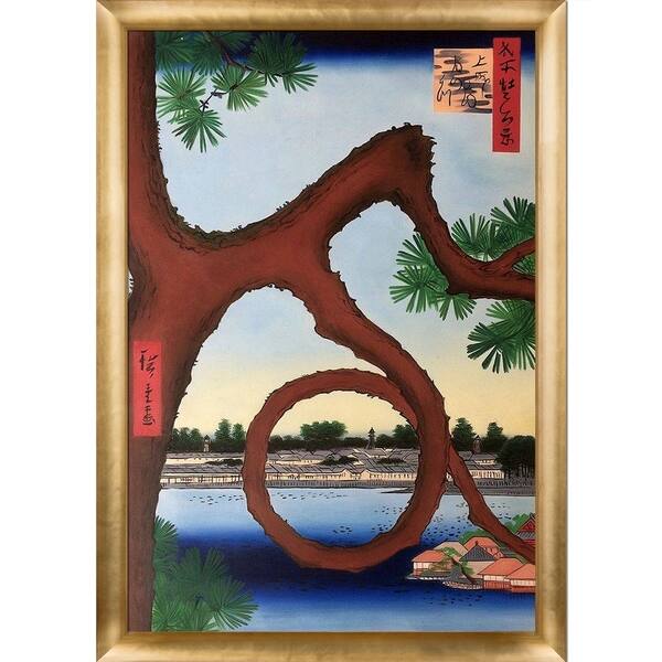 La Pastiche Hiroshige 'Moon Pine, Ueno, No. 89 from One Hundred Famous ...