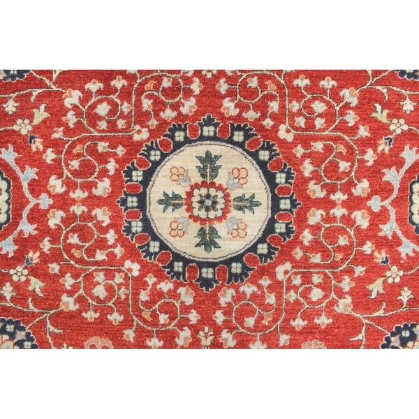 Noori Rug Aria Fine Chobi Hadia Rust/Blue Rug - 7'11 x 10'2 - Bed Bath ...