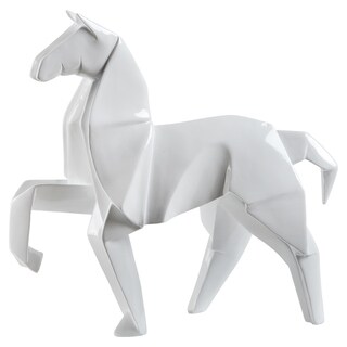 Renwil Zane Glossy White Statue - Bed Bath & Beyond - 17238709