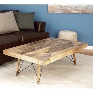 Modern 16 x 47 Inch Rectangular Brown Coffee Table by Studio 350 - Bed ...