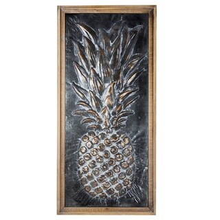 American Art Decor Metal Pineapple Wall Art - Bed Bath & Beyond - 17240832