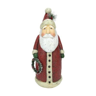 17" Battery Operated LED Lighted Santa Claus Christmas Table Top ...