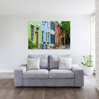 Noir Gallery Philadelphia Filter Square Row Houses Fine Art Photo Print ...