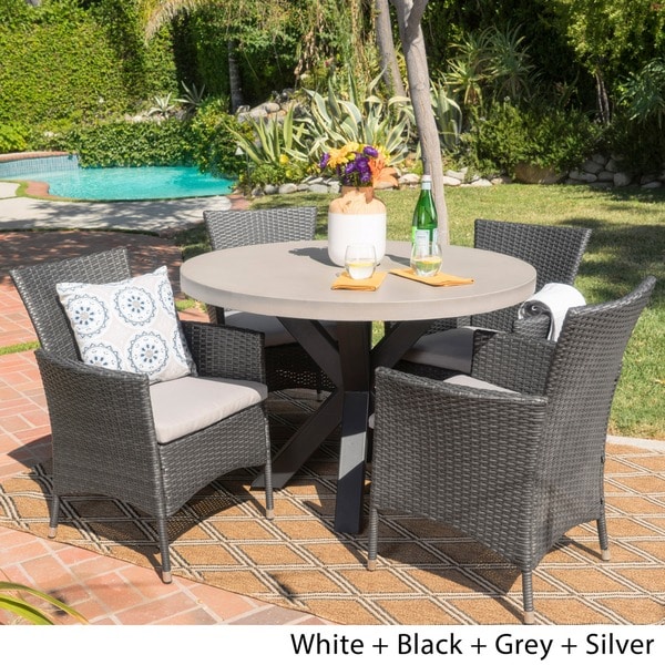 Lightweight concrete outdoor dining table store
