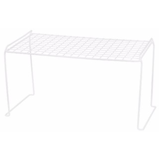 IRIS Heavy Duty Wire Stacking Shelf, White (Pack of 1) - Bed Bath ...