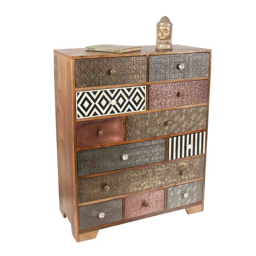 Hartford Multi-drawer Mango Wood/Iron/Bone Sideboard by Greyson Living ...