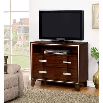 Furniture of America Berr Contemporary 40-inch Cherry Media Chest ...