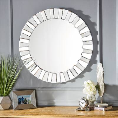 Harlow Star Wall Mirror by Christopher Knight Home - Clear - N/A ...