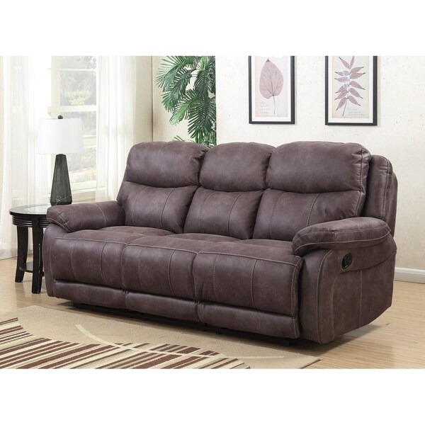 Alexander Dual Lay Flat Reclining Sofa with Memory Foam Seat Topper Bed Bath Beyond 17613656