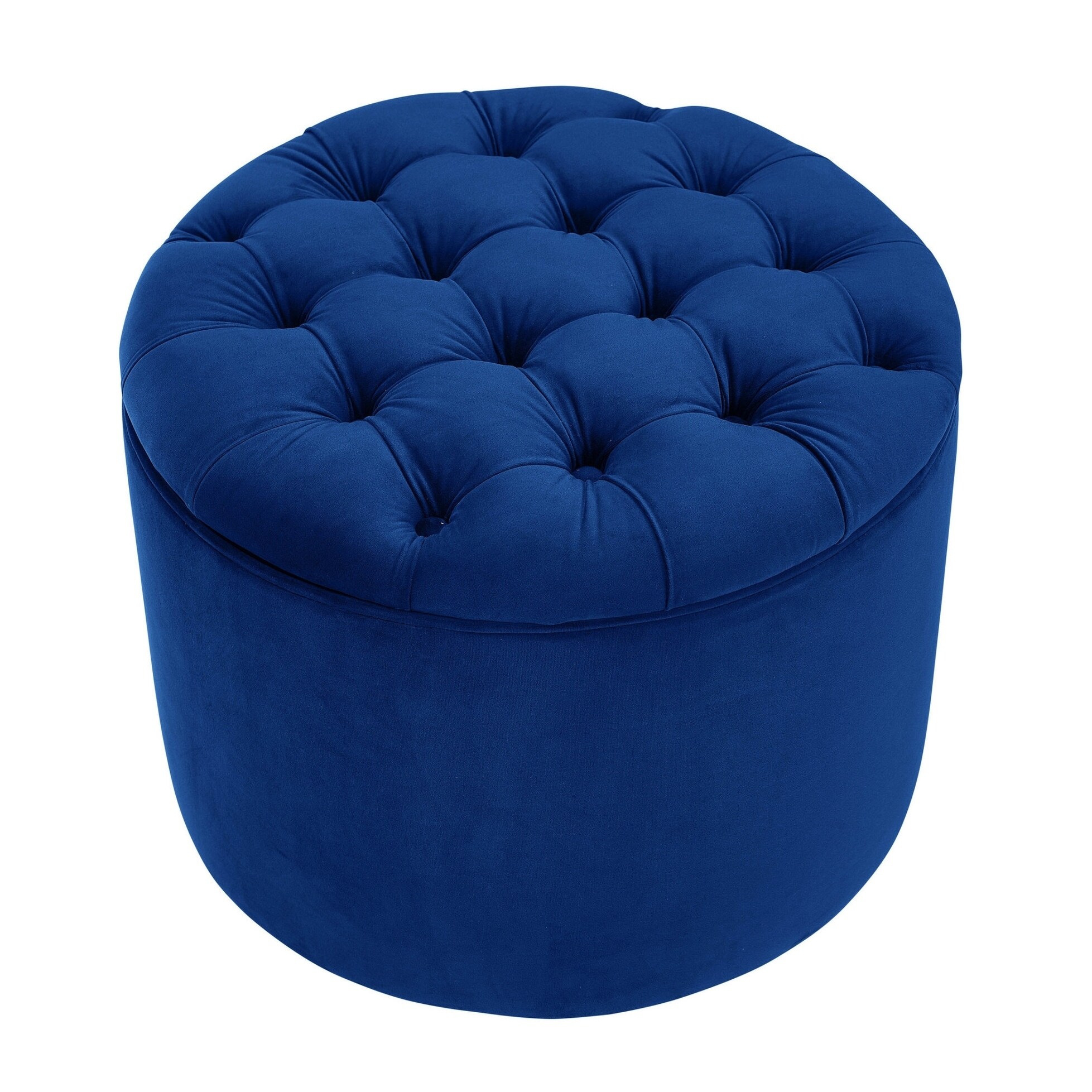 Queen Sea Blue Velvet Storage Ottoman Queen Velvet Storage Ottoman
