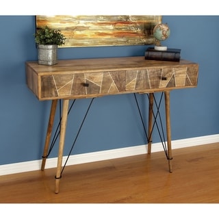 Studio 350 Wood Metal Console Table 47 inches wide, 34 inches high ...
