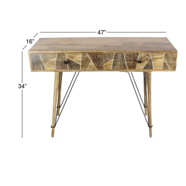 Studio 350 Wood Metal Console Table 47 inches wide, 34 inches high ...