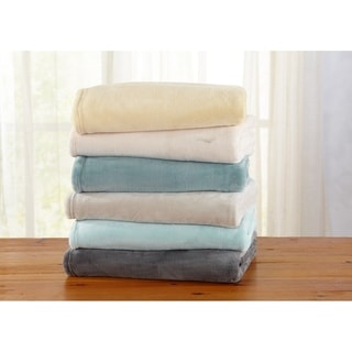 Marlo Collection Ultra Velvet Plush Oversize Throw Blanket - Bed Bath ...
