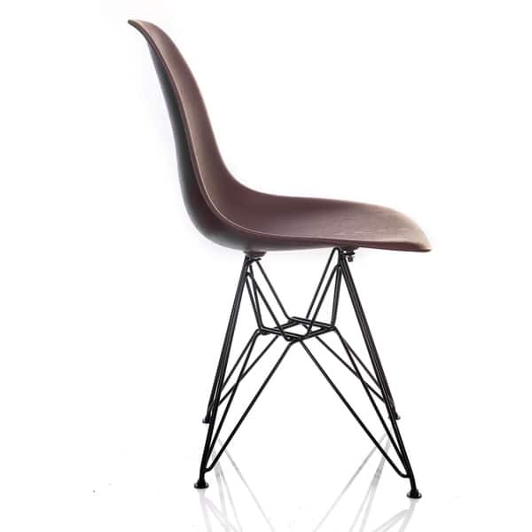 Nature Series Brown Wood Grain DSR Mid-Century Modern Dining Accent ...