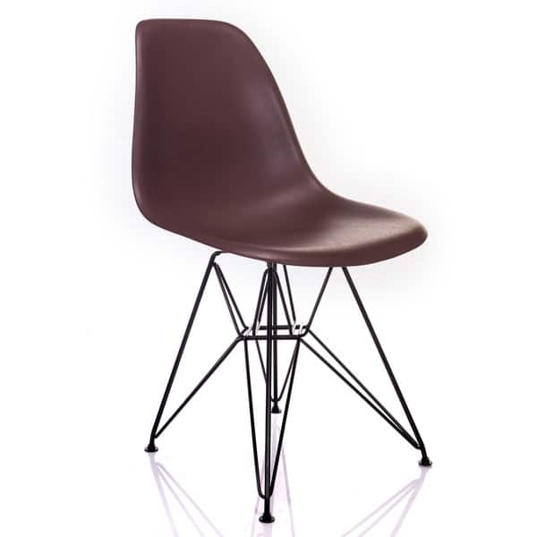 Nature Series Brown Wood Grain DSR Mid-Century Modern Dining Accent ...