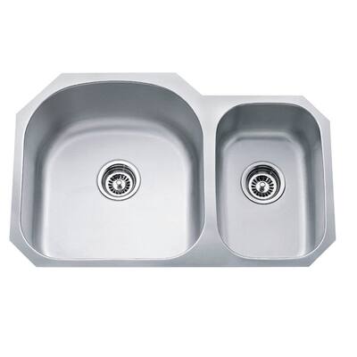 Soci 70/30 Stainless Steel Kitchen Sink - Overstock - 17677686