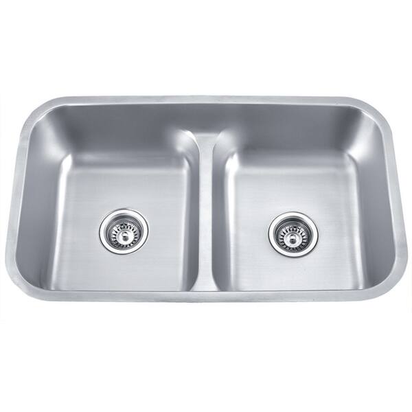 Soci 50/50 Low Divide Stainless Steel Kitchen Sink - Bed Bath & Beyond ...