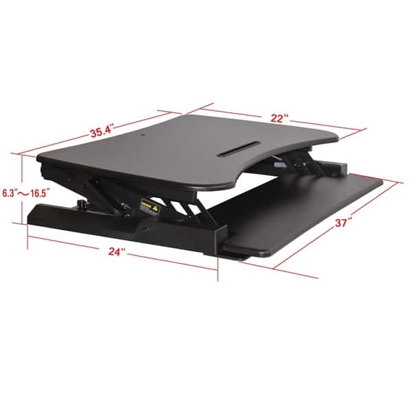 Boonliving Adjustable Desk Sit and Stand Computer Riser for Home and ...