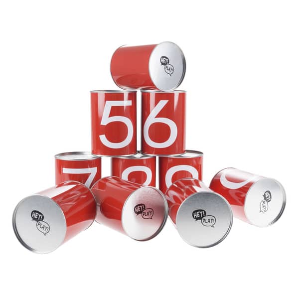 Hey! Play! Carnival Games Bean Bag Can Toss Outdoor Game - 4.5" Tall ...