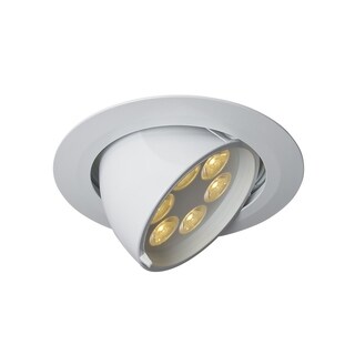 Bruck Lighting LEDRA G6 (4000K) LED White Recessed Gimbal Light with ...