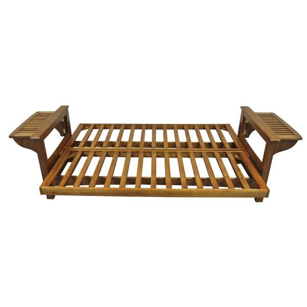 Burlington Cherry Oak Full Futon Frame - Bed Bath & Beyond - 17743242