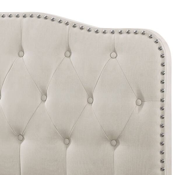 Best Quality Furniture Upholstered Queen/Full or Twin Button Tufted ...