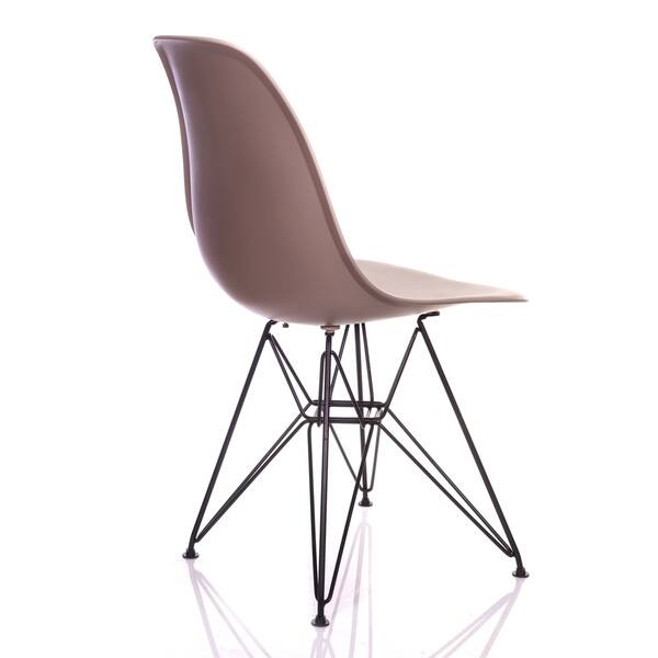 Nature Series Cream Beige DSR Mid-Century Modern Dining Accent Side ...