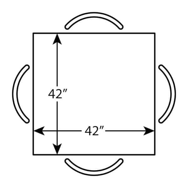 Sorra 42" Square Non-Tempered Table Top Glass - Bed Bath & Beyond ...