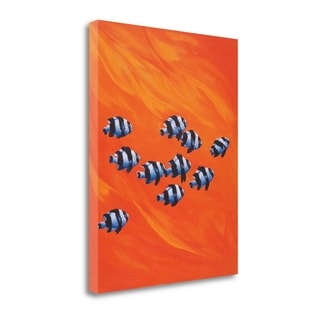 10 Black-Tailed Humbugs By Keith Siddle, Gallery Wrap Canvas - Bed Bath ...