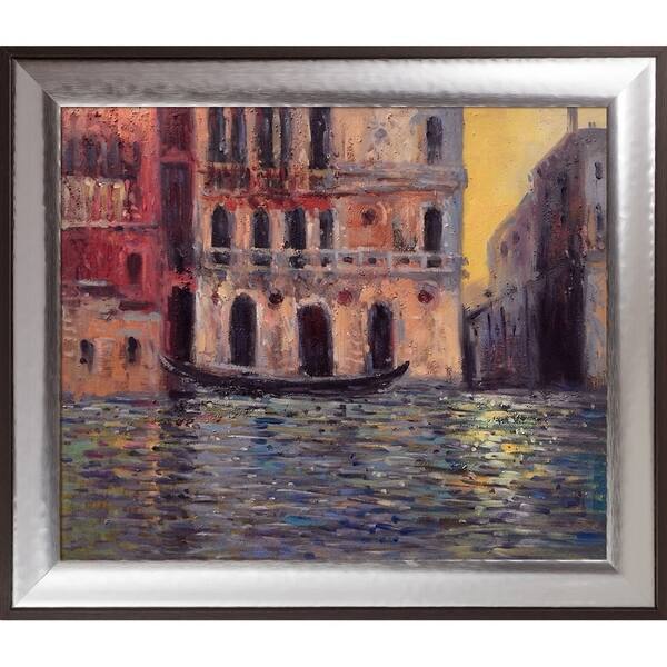 La Pastiche Claude Monet 'Palazzo Dario 3, 1908' Hand Painted Oil ...