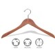 Cedar Wood Top Hanger, Unfinished Curved Hangers with Fresh Cedar Scent ...