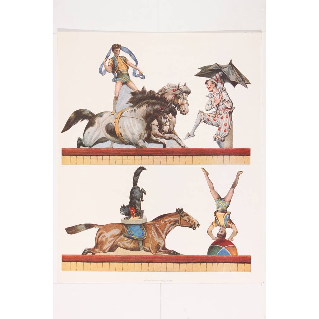 Edwardian Circus premium Art Print of Animals, Horses - Overstock ...