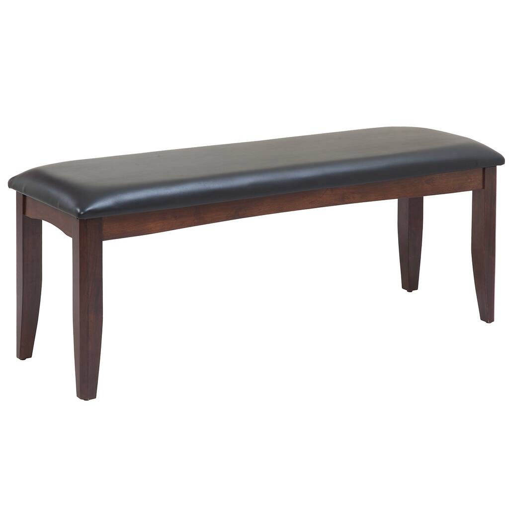 Solid Wood Sturdy Dining Bench / Modern Kitchen Bench, Espresso ...