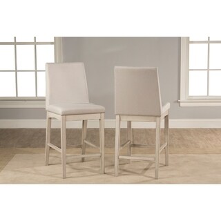 The Gray Barn Steeplechase Sea White Non-Swivel Parson Counter Stool ...