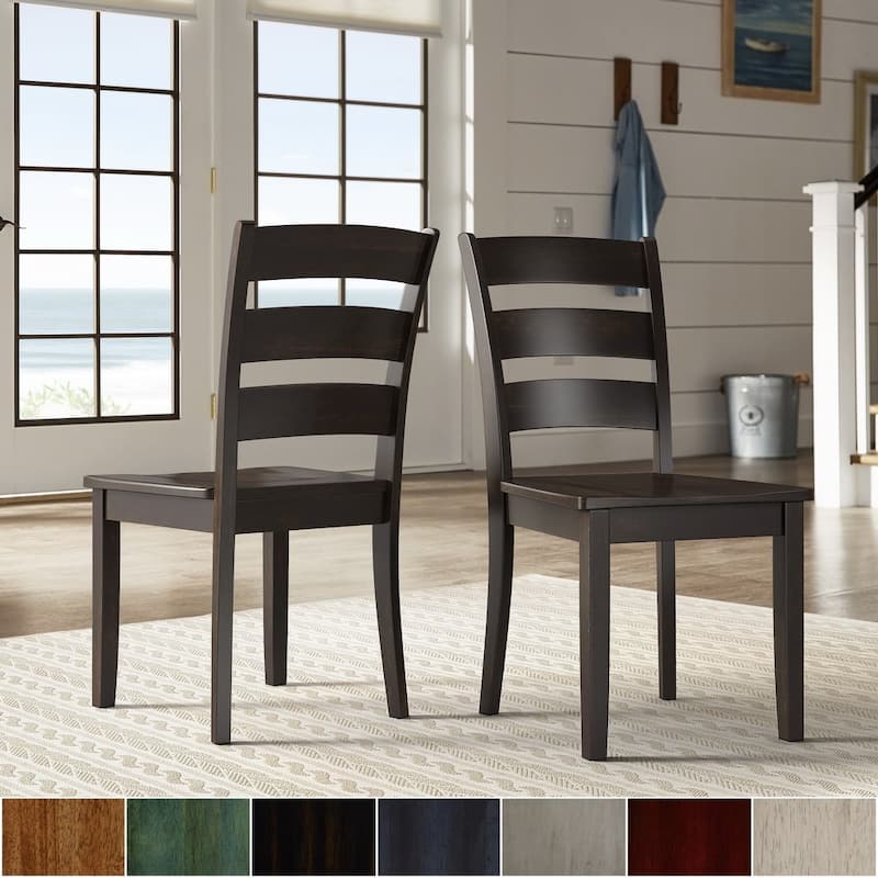 Wilmington II Slat Back Dining Chairs (Set of 2) by iNSPIRE Q Classic ...