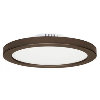 Satco 12W 7" Flush Mount LED Fixture - 3000K - Bronze Finish - 120/277V ...