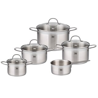 Elo Germany Top Collection Stainless Steel Induction Cookware Set, 9 ...