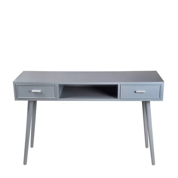 Mid-Century 2 Dr Console Tbl-Light Grey - Bed Bath & Beyond - 17931835
