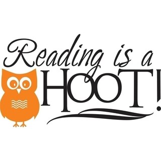 Reading is A Hoot Classroom Kids Children Vinyl Wall Decal Picture Art ...