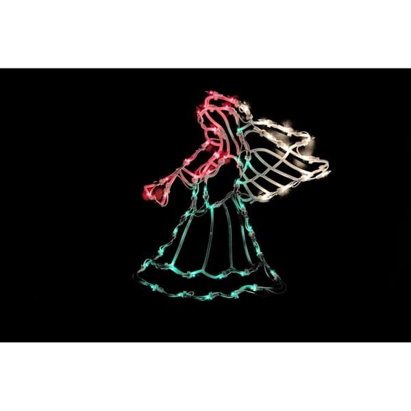18" Lighted Angel Christmas Window Silhouette Decoration - On Sale ...